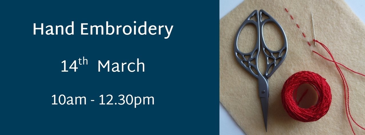 Hand Embroidery Workshop - Ely Museum